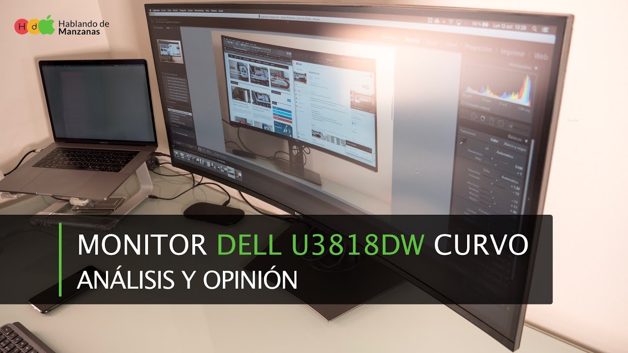 Dell U3818DW Monitor curvo y panorámico de 38" con USB-C - YouTube