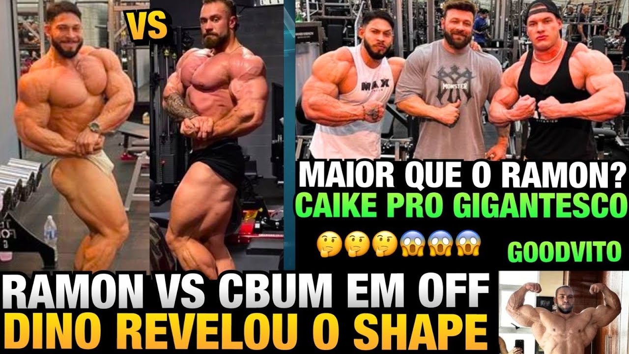 CAIKE MAIOR QUE RAMON ? RAMON SHAPE ATUAL VS CBUM VERSÃO 2022 ...