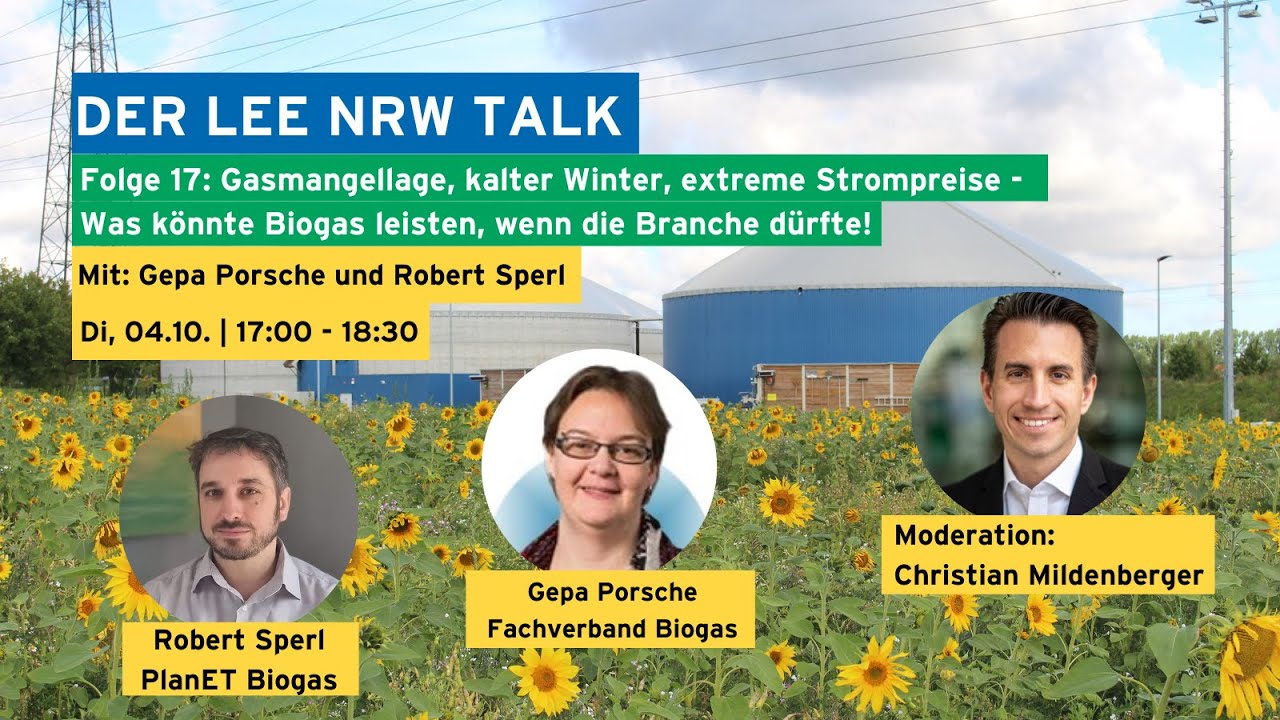 LEE NRW Talk mit Gepa Porsche und Robert Sperl - YouTube