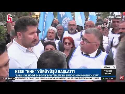- HalkTV - KESK'li İhraçlar Yürüyor - Basın Açıklaması - Urfa