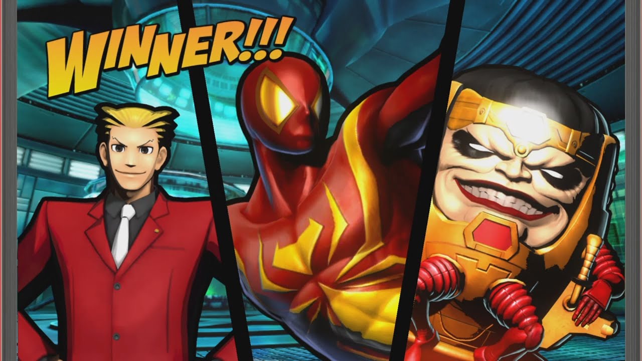 UMVC3 - PHOENIX WRIGHT/MODOK/SPIDER-MAN ONLINE 5! - YouTube