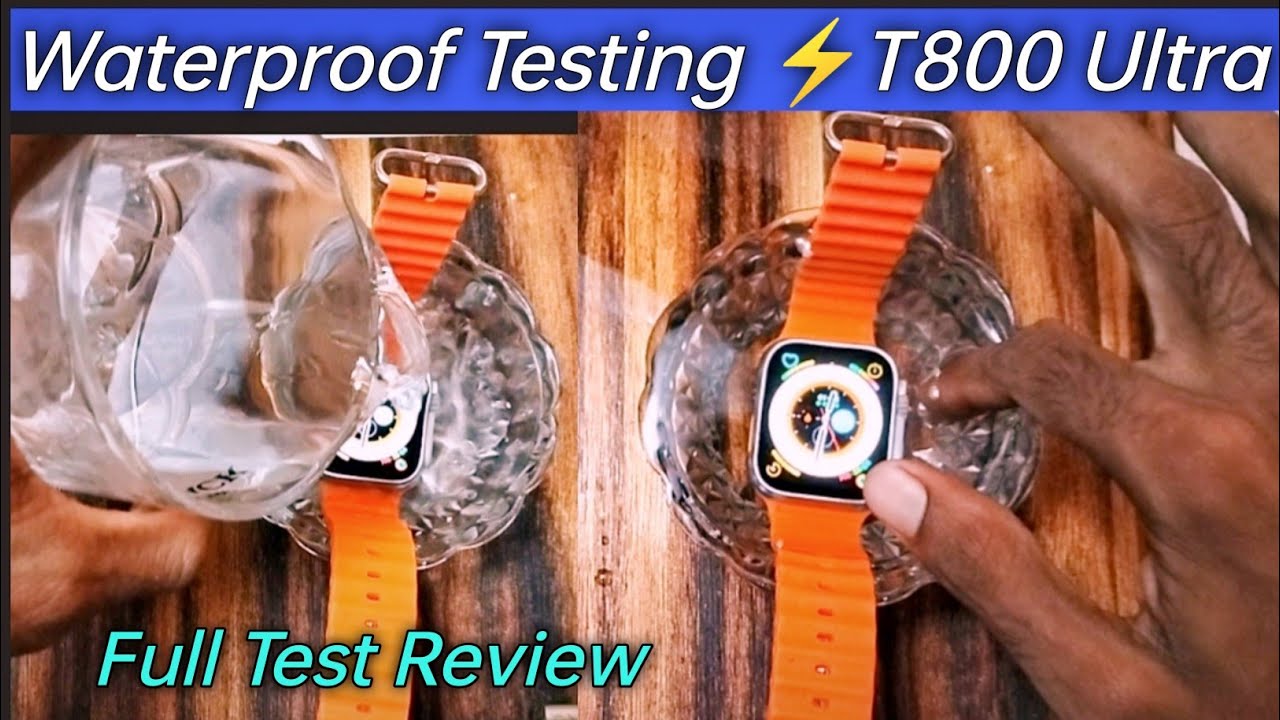 t800 ultra smart watch waterproof test ⚡water test | t800 ultra smart ...