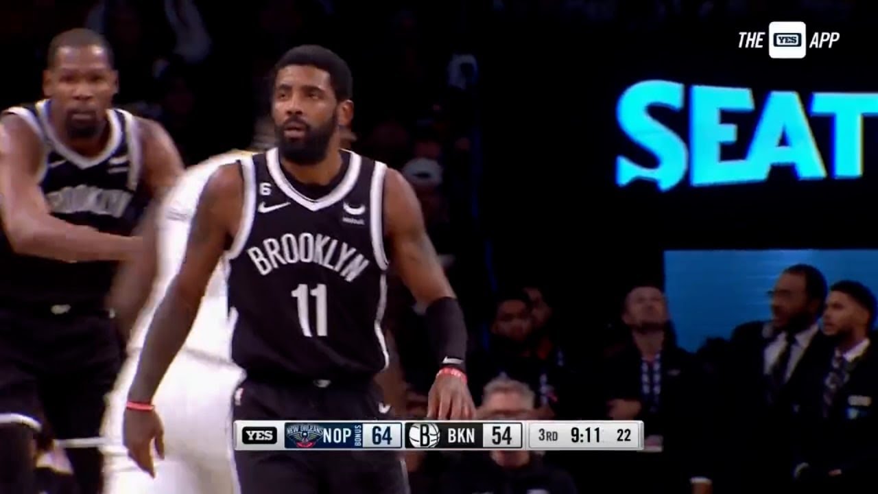 Kyrie Irving Unguardable spin move Fadeaway and Finishes with left hand ...