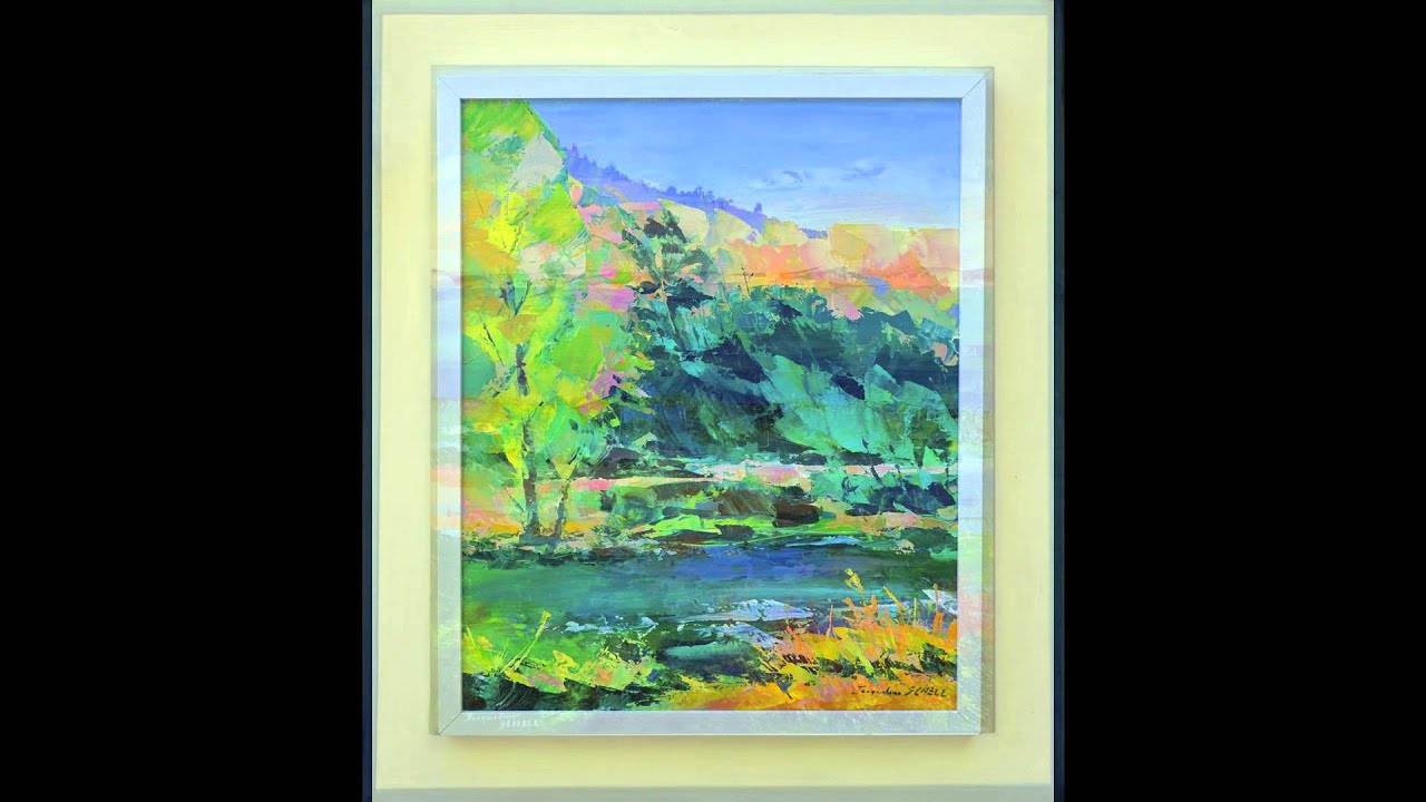 Jacqueline Schell "Artiste Peintre" - YouTube