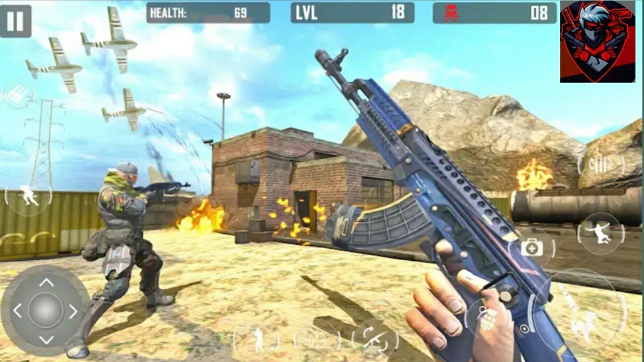 FPS cover firing game|FPS cover firing gameplay - YouTube