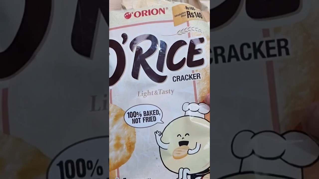 Orion O'Rice Crackers | Korean Snacks | Orion O'Rice Baked Crackers ...
