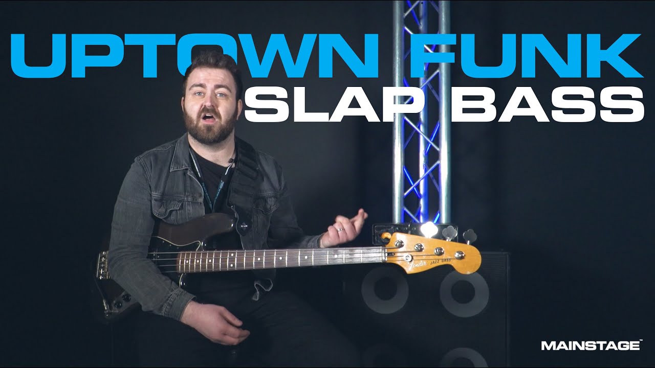 Uptown Funk Bass Tutorial - SLAP BASS VERSION! - YouTube