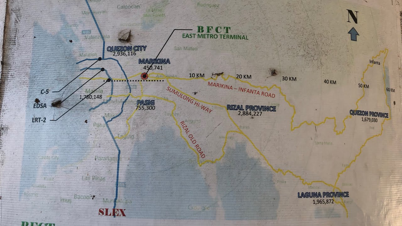 BFCT East Metro Terminal marikina!!! Dito ang sakayan - YouTube