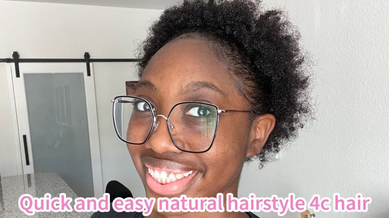 | episode 1 | style my 4c natural hair with me! - YouTube
