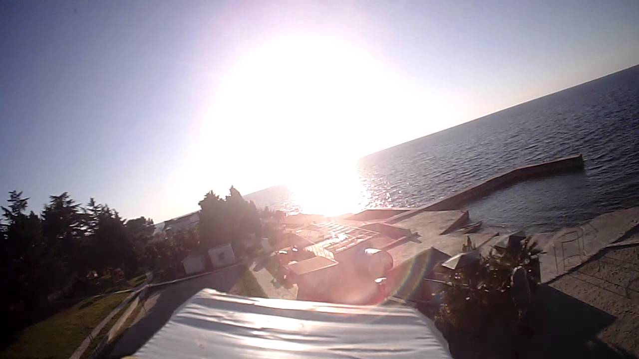 Coroplast wing, Hotel Pinia (Luna) beach, Poreč, Croatia - YouTube