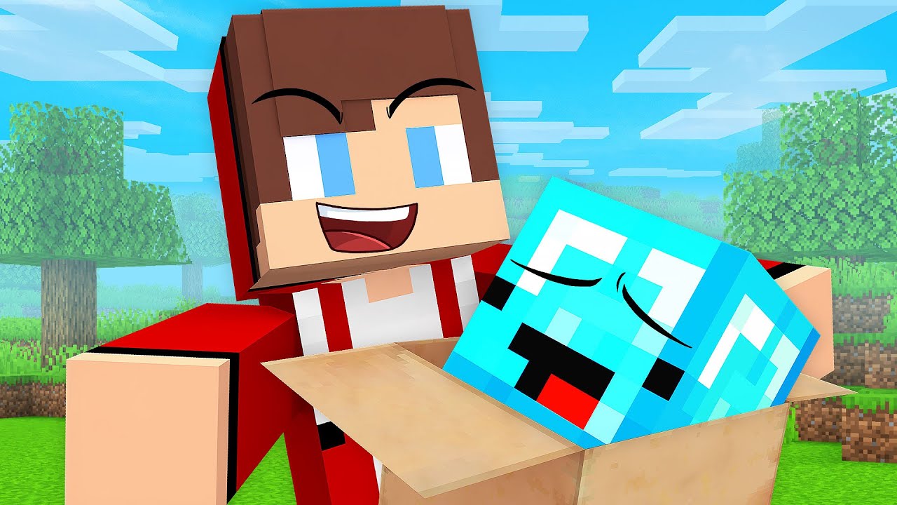 JJ Found Mikey DIAMOND HEAD in The Box in Minecraft (Maizen) - YouTube