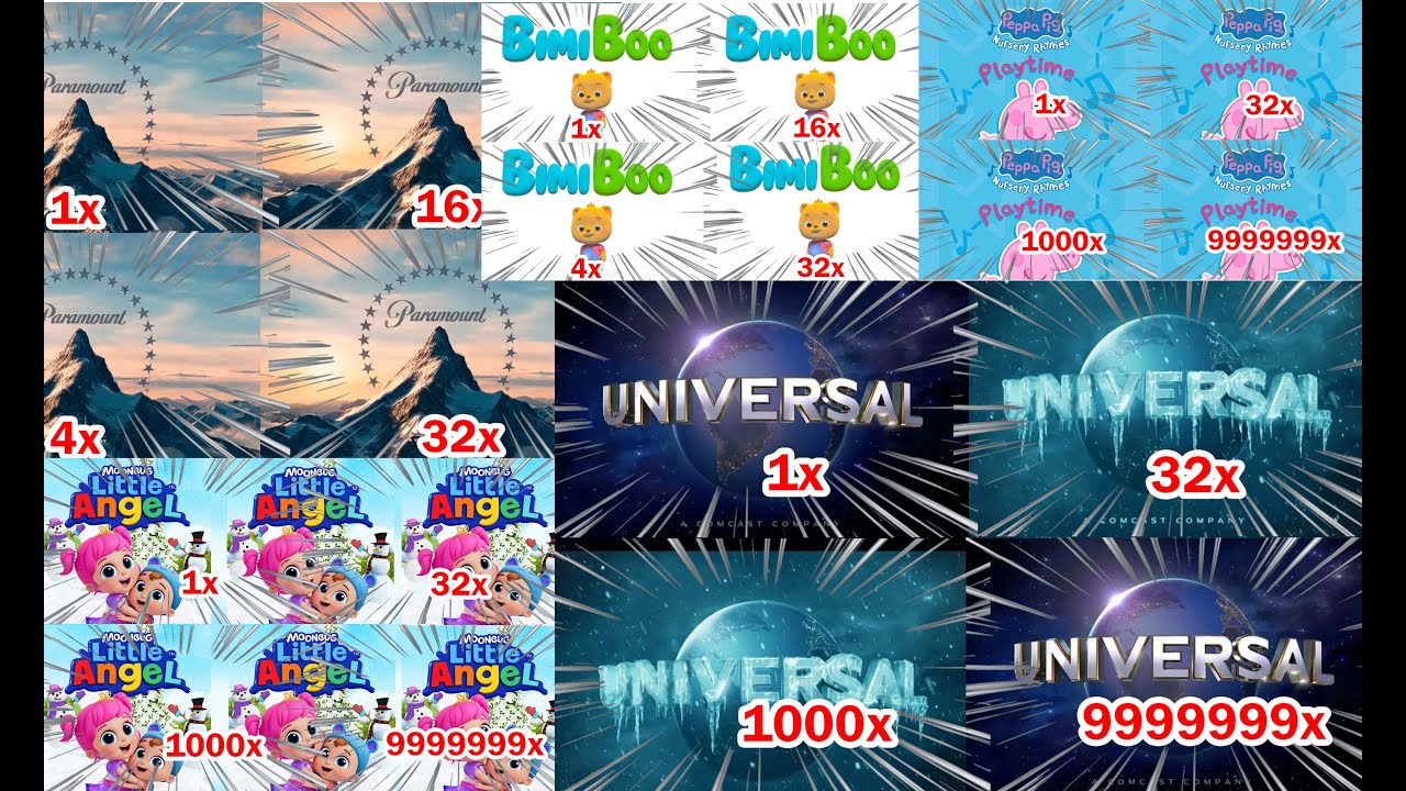 Most popular logo intros collection getting 999999X Speed - YouTube