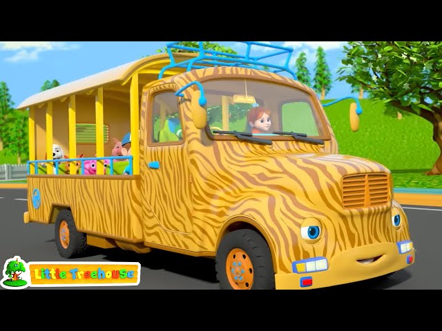 Wheels on the Bus Jungle Safari + More Nursery Rhymes & Kids Songs ...