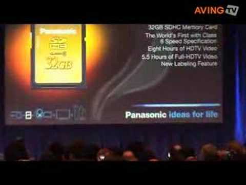 Panasonic to introduce full new product line for 2008 - YouTube