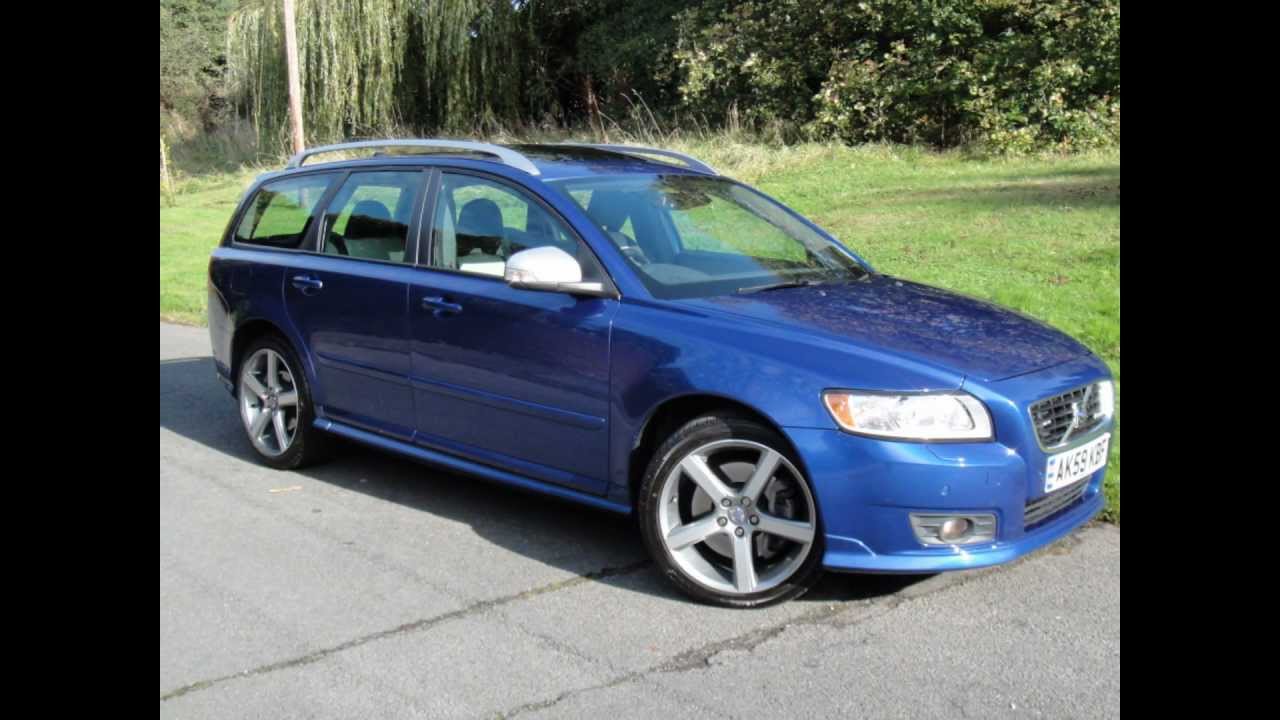 Volvo V50 136bhp D R-DESIGN SE AUTO - SUNROOF - AK59KBF - YouTube