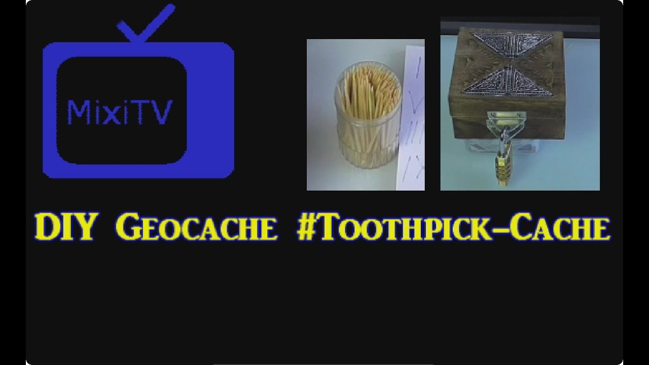 DIY Geocache #Toothpick Cache - YouTube