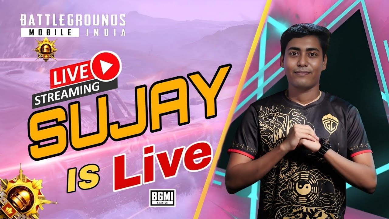 WELCOM BACK !! SUJAY is Live !! BGMI!! - YouTube