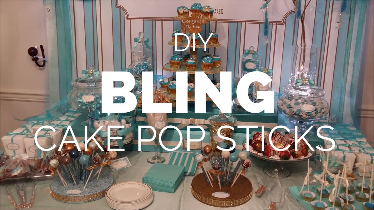 HOW TO MAKE A BLING STICK FOR CAKE POPS! - YouTube
