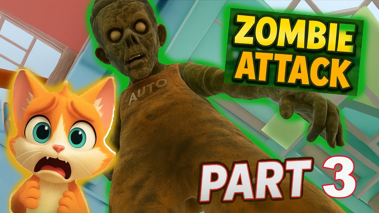 I AM CAT ( ZOMBIE, Part III ) vr games - YouTube