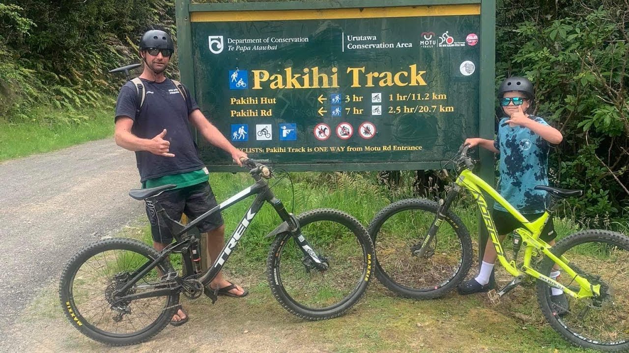 Mountain Biking the Motu Pakihi Trail - YouTube