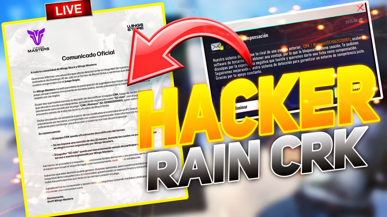 La prueba del HACKER Rain en bloodstrike que CRK defiende tanto #ROUND1 ...
