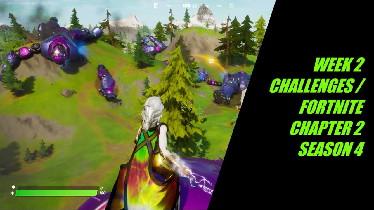 WEEK 2 CHALLENGES FORTNITE CHAPTER 2 SEASON 4 !!! ALL LOCATIONS AND ...