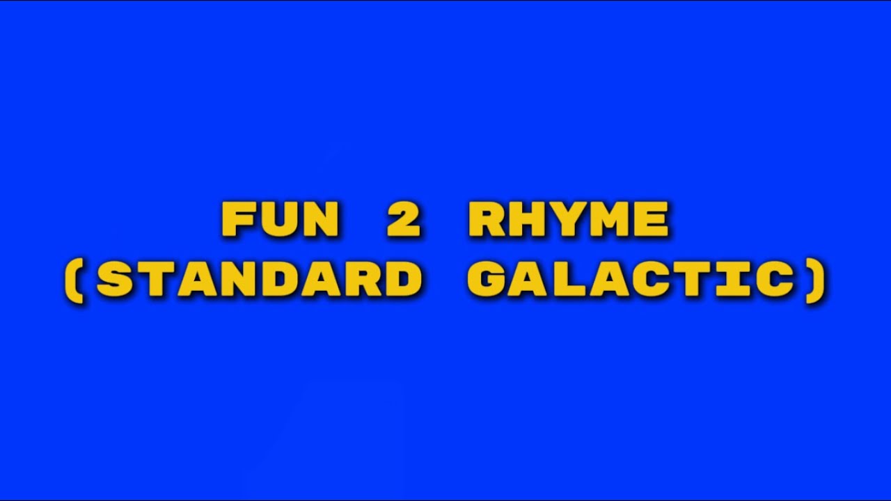 FUn 2 rhyME (Minecraft enchantment table conlang) - YouTube
