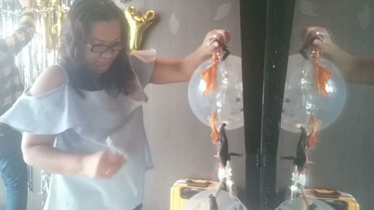 #Popping balloon and cleaning up - YouTube