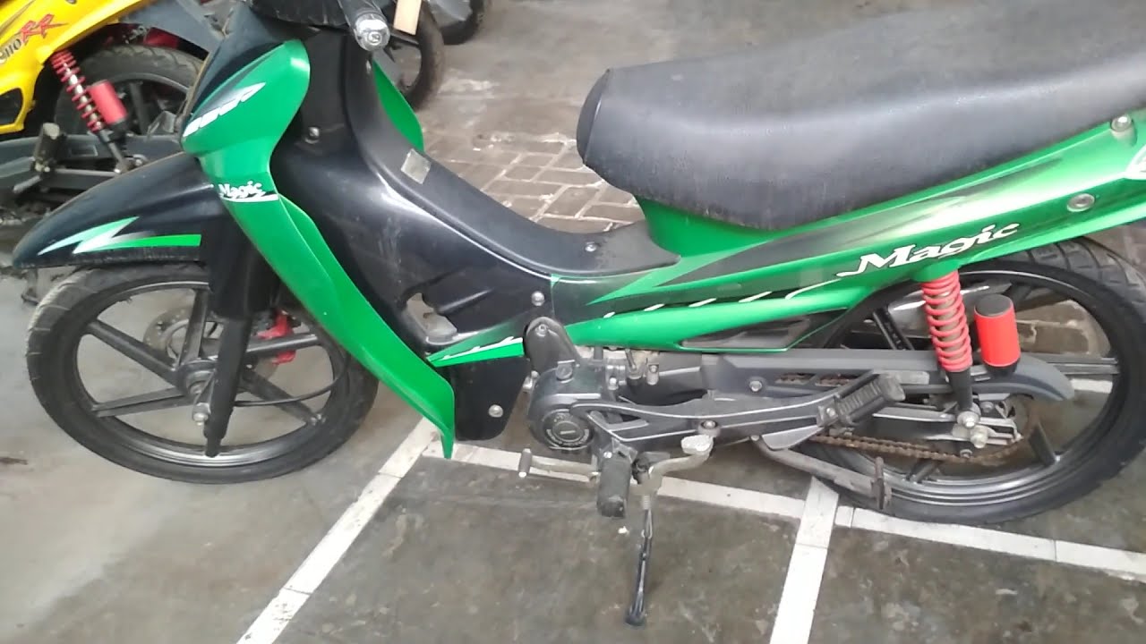 Review motor sym - magic 110 rr. 4tak. Warna hijau - YouTube