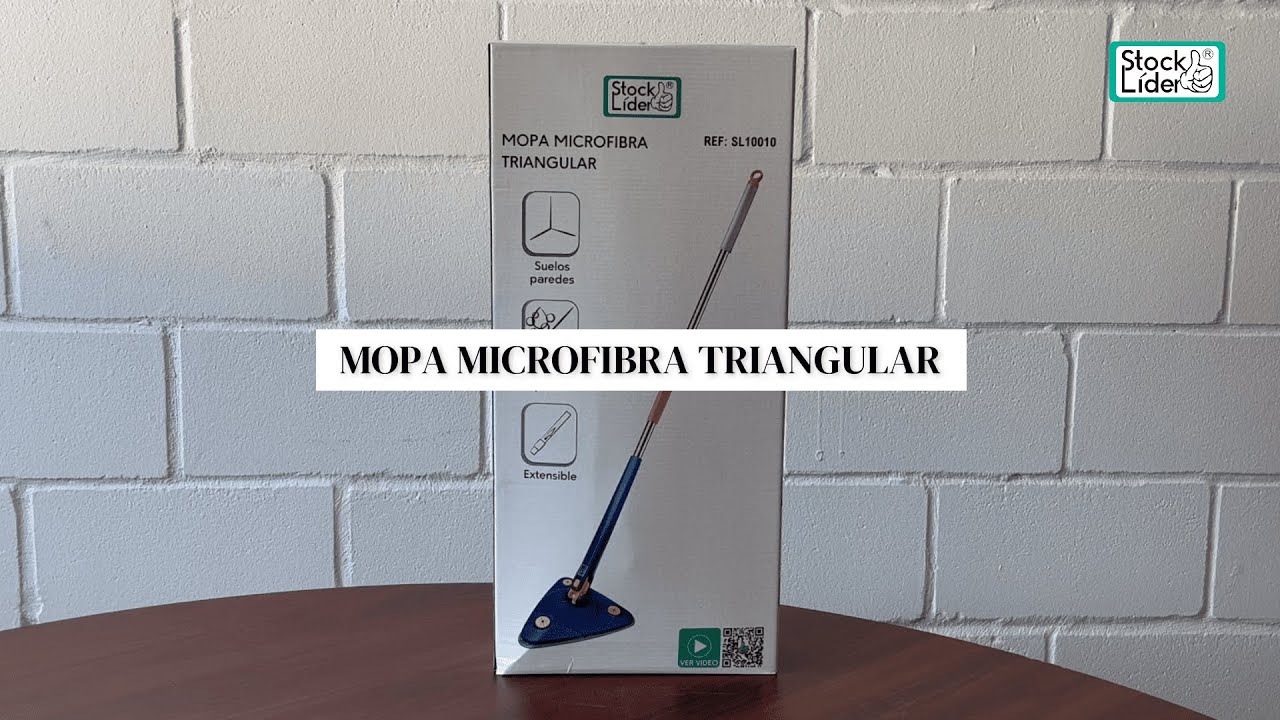 Mopa Microfibra Triangular - YouTube