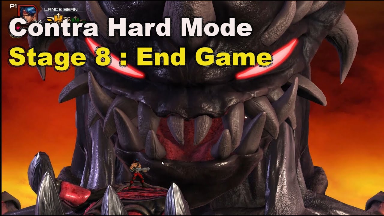Contra Hard Mode : Stage 8 Escape Ship ( Contra Operation Galuga ...