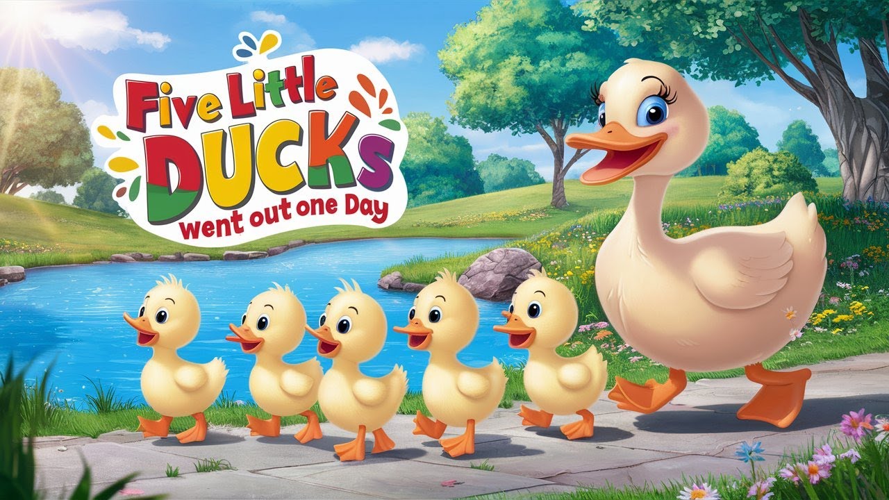 Five Little Ducks Went Out One Day | | Fun Nursery Rhyme for Kids ...