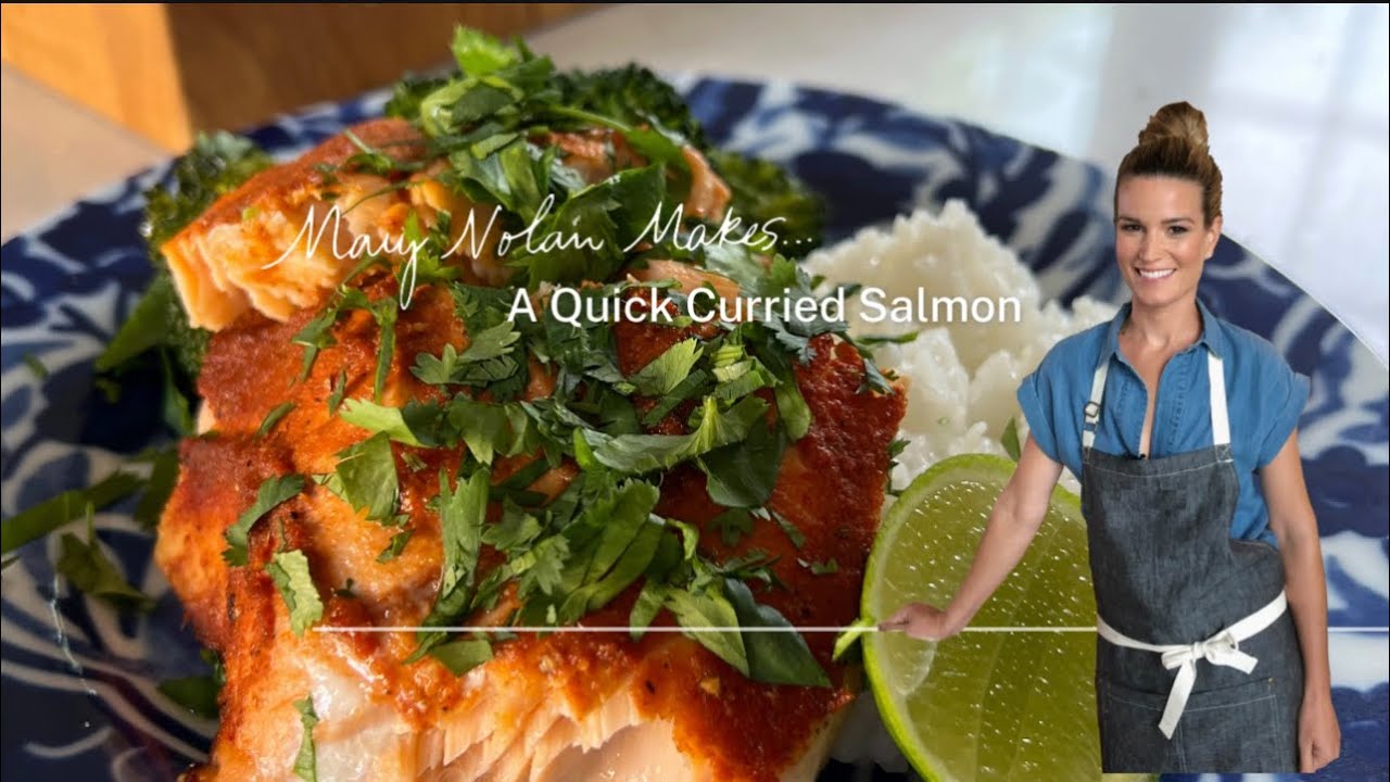 Chef Mary Nolan Makes A Quick Curried Salmon - YouTube