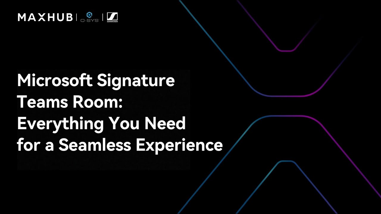 InfoComm 2024 | MAXHUB x Q-SYS x Sennheiser - YouTube