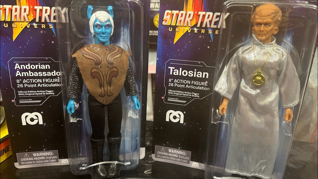 MEGO STAR TREK : ANDORIAN AMBASSADOR AND TALOSIAN - YouTube