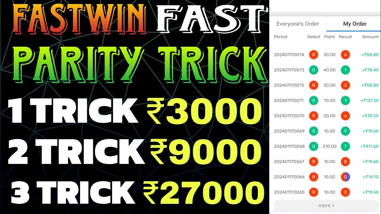 Best Earning App 2024 ||Fastwin Trick || बस 1 ट्रिक लगाओ कमाओ 58k ...