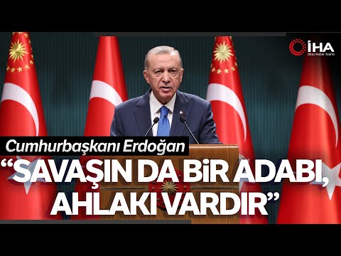 Cumhurbaşkanı Erdoğan, Filistin - İsrail Çatışması Hakkında Önemli Mesajlar Verdi