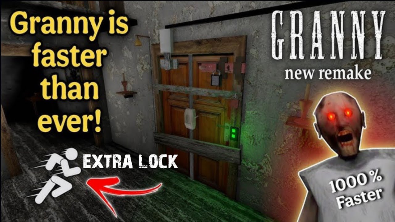 GRANNY CHAPTER 1 EXTRA DRAW ESCAPE HORROR GAMEPLAY || @daravanigame ...