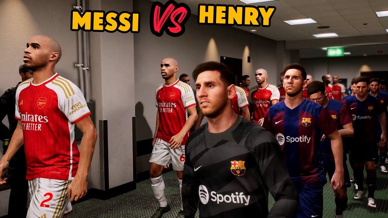 Messi vs Henry, Who is Better? eFootball Gameplay - YouTube