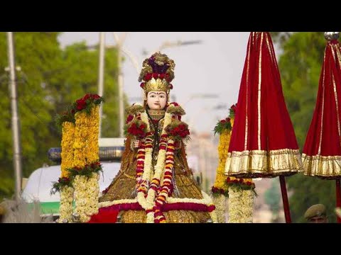 Gangaur Theme Jaimala/Varmala & Bride Groom Entry concept - YouTube