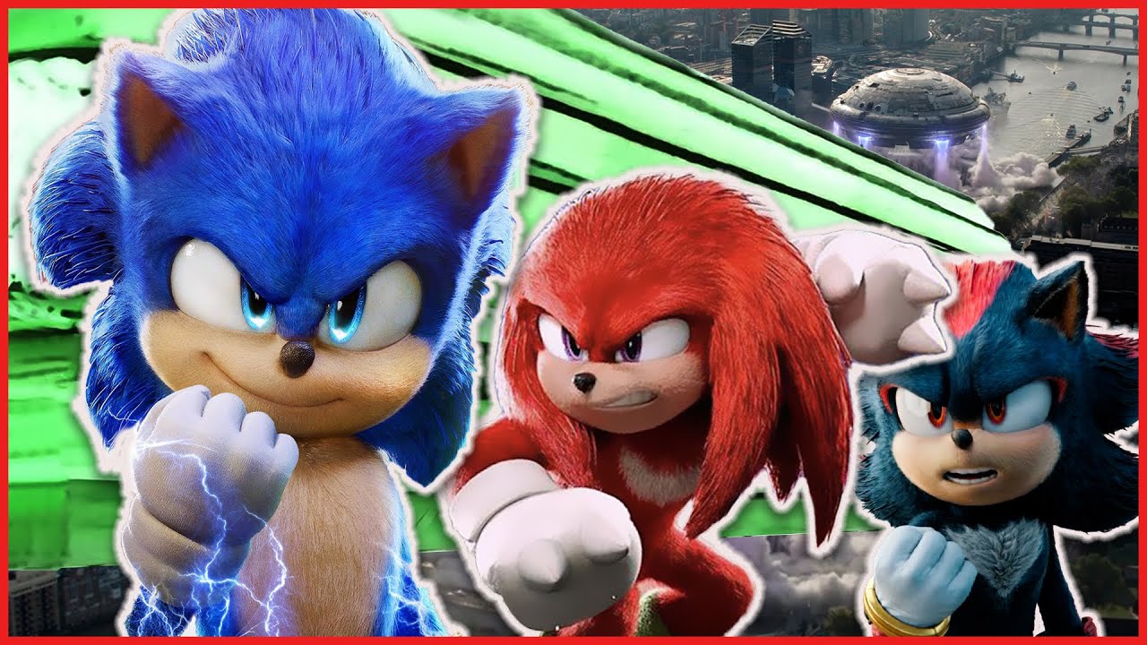 SONIC THE HEDGEHOG 3 🌀 Sonic Knuckles Shadow vs Alien Ship – Coffin ...