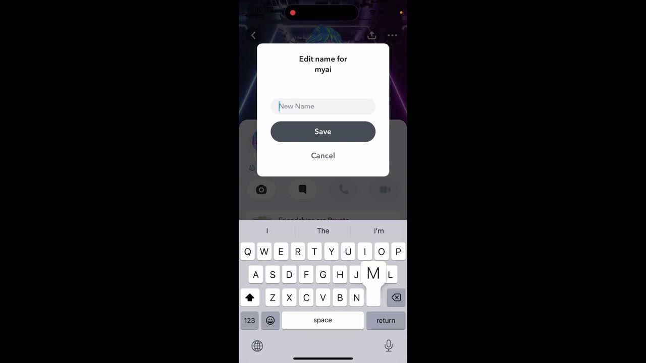 How to RENAME MY AI bot in SnapChat Plus? - YouTube