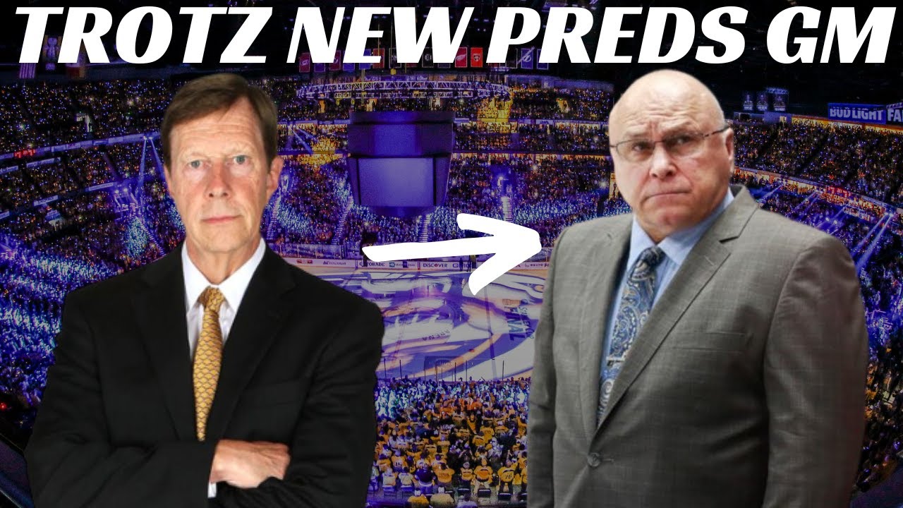 Breaking News: Barry Trotz NEW Preds GM, David Poile Retiring - YouTube