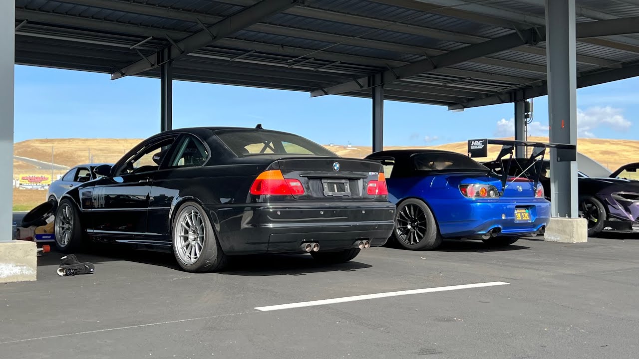 E46 M3 Chasing S2000 around Thunderhill Raceway - YouTube