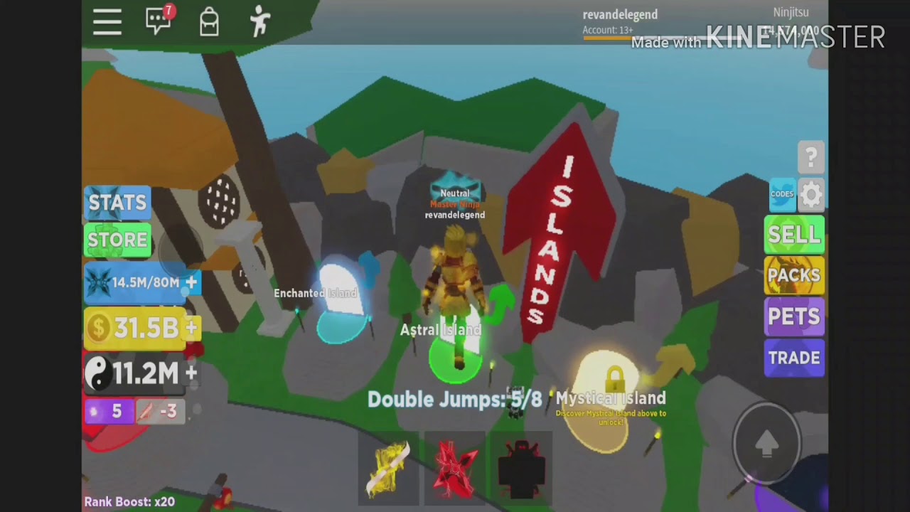 RANK MASTER NINJA Roblox Ninja legends - YouTube