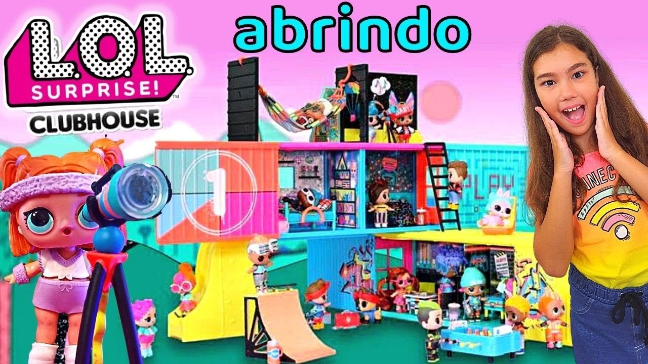 LOL SURPRISE CLUBHOUSE | A CASA DA LOL SURPRISE E CLUBE PARA BRINCAR ...