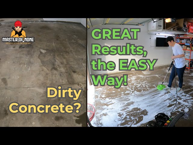 Degrease Concrete Garage Floor How To Fix A Concrete Garage Floor