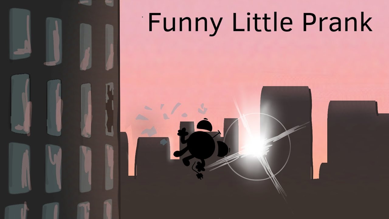 Clock does a funny prank on animatic - YouTube