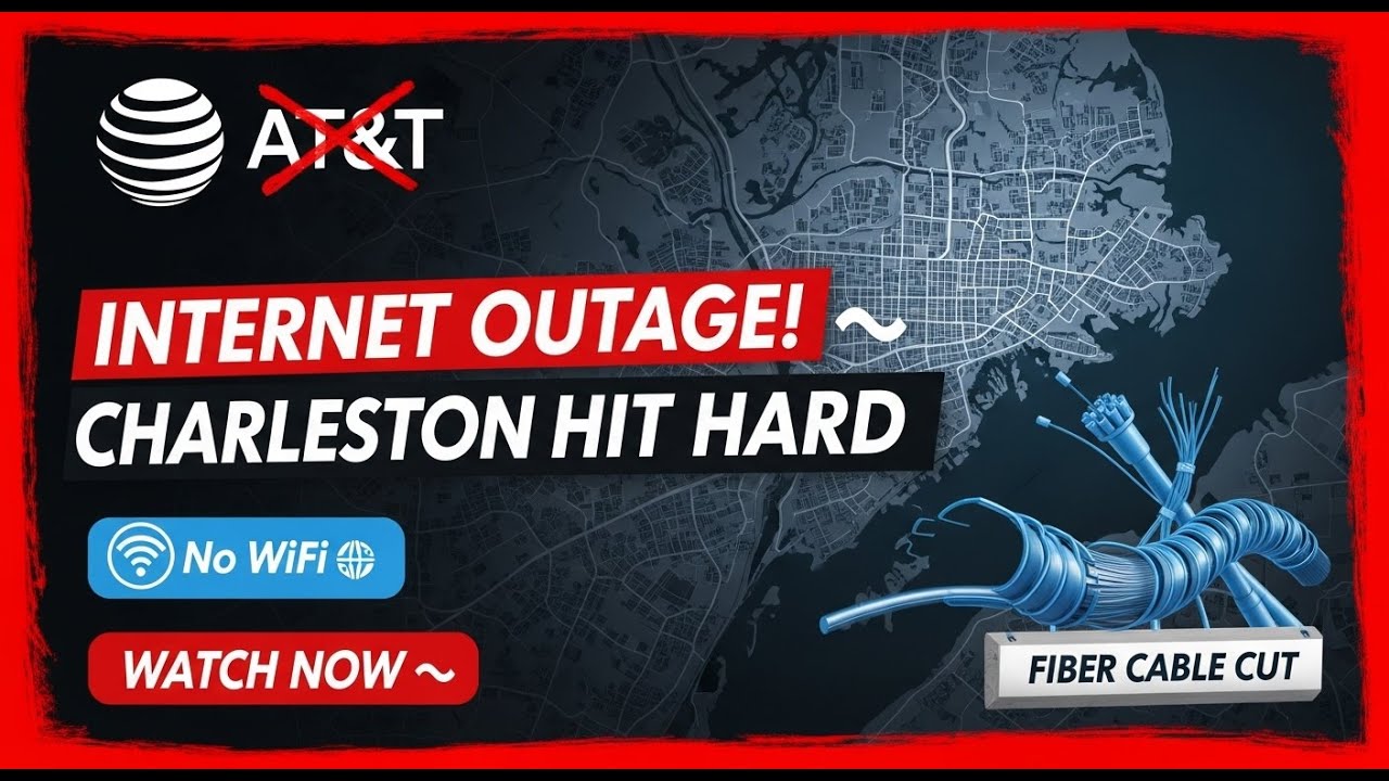 AT&T Broadband Outage Rocks Charleston: Fiber Cut Chaos! - YouTube