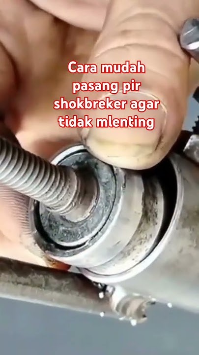 How to install anti-bounce shock absorber springs @apm motor chanel # #automobile #mekanik - YouTube